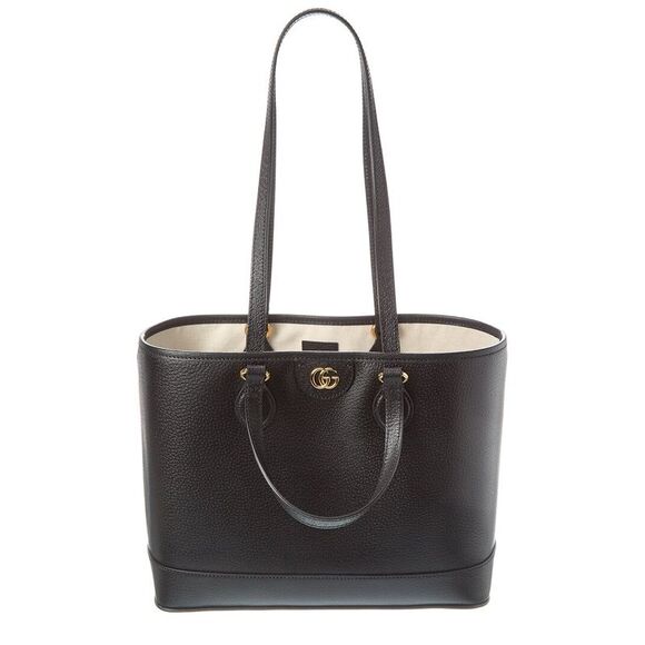 Gucci | Bags | Gucci Ophidia Mini Leather Tote Black | Poshmark
